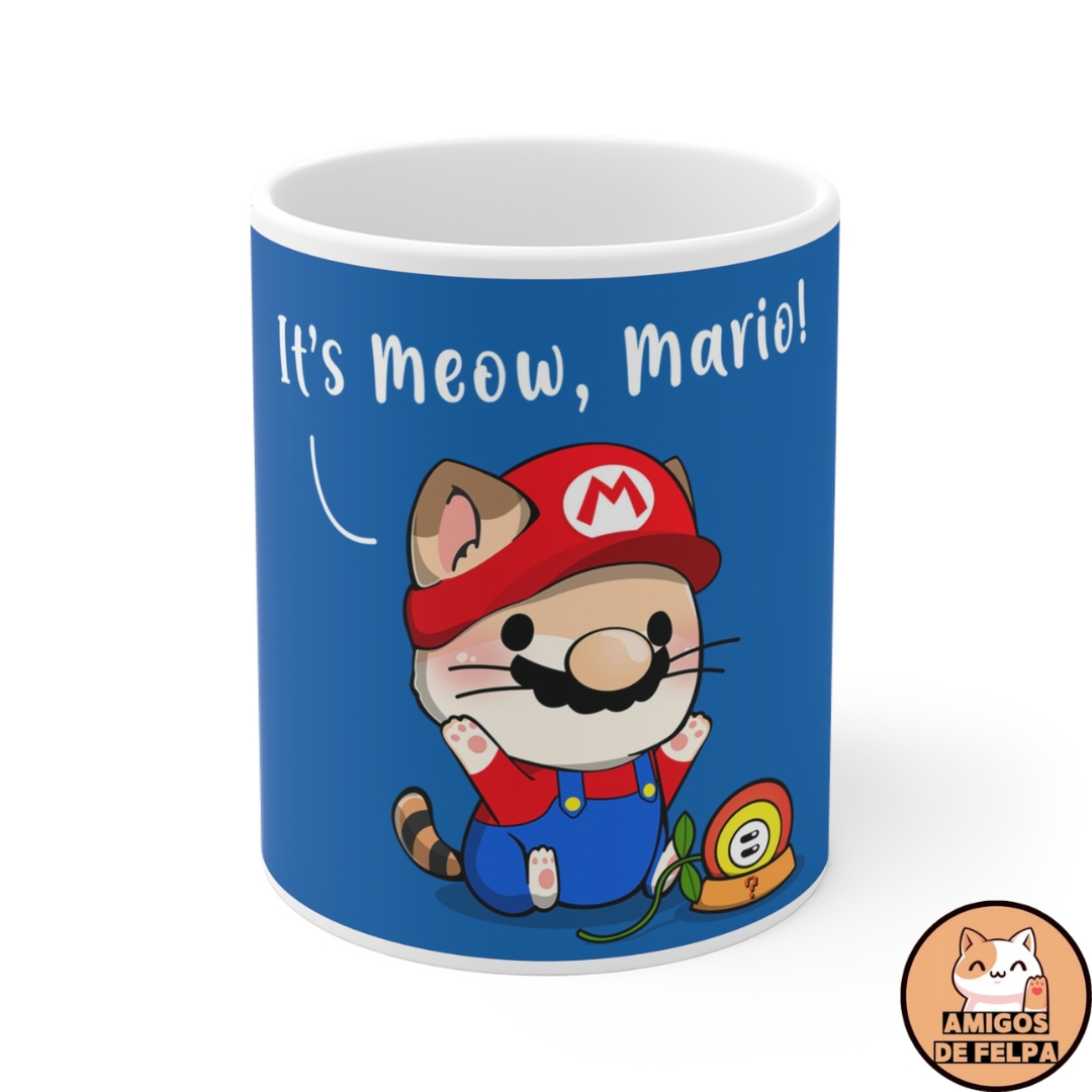 Taza it’s Meow Mario (Super Mario) – Amigos de Felpa