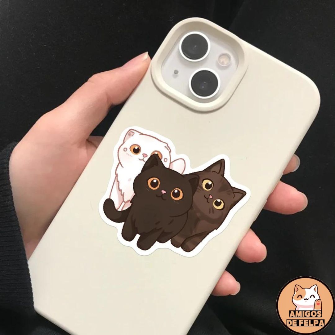 Set 25 stickers Gatitos – Amigos de Felpa